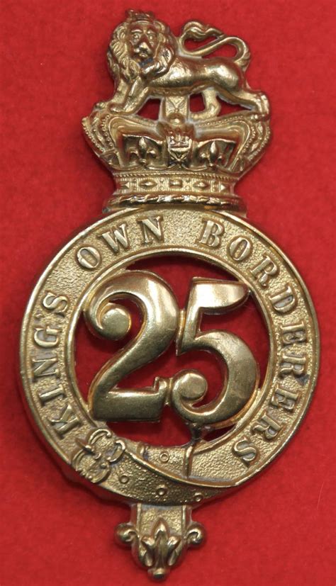 British Army Badges 25th Foot Glengarry Badge