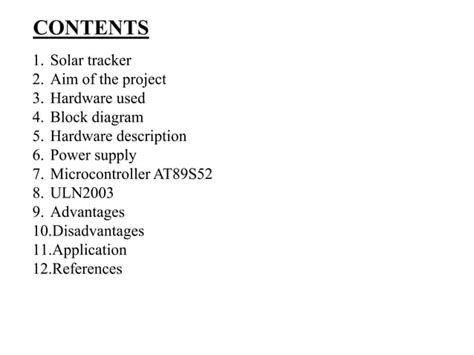 Automatic Solar Tracking System Pptx