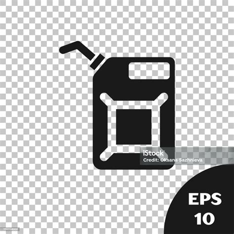 투명 한 배경에 격리 된 가솔린 아이콘에 대 한 블랙 캐니스터입니다 디젤 가스 아이콘입니다 벡터 일러스트레이션 0명에 대한 스톡 벡터 아트 및 기타 이미지 Istock