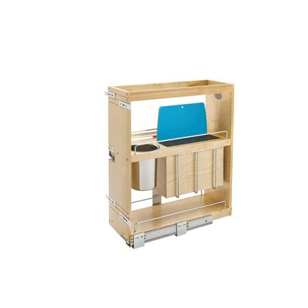 Rev A Shelf Rev A Shelf Wood Base Cabinet Knife Block Pull Out Organizer WSoft Close 449KB BCSC