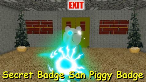 Secret Badge San Piggy Badge Piggy Find Badge Games YouTube