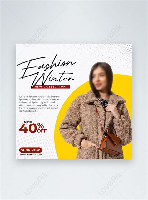 겨울 컬렉션 소셜 미디어 템플릿 이미지 사진 450159011 무료 다운로드