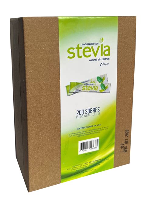 Endulzante Con Stevia Natural