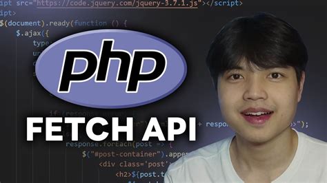 การ Fetch Api ในภาษา Php และการใช้ Ajax 😎💯 Youtube