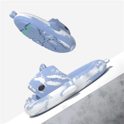 Trendy Best Tie Dye Shark Slides Creamshark