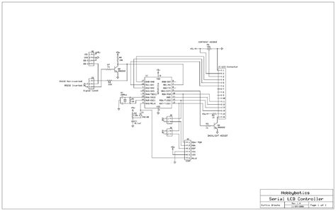 Serial Lcd Controller Using Microchip Pic16f628 Cdiagram