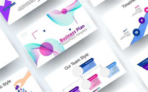 Бесплатный шаблон бизнес плана Powerpoint Templatemonster