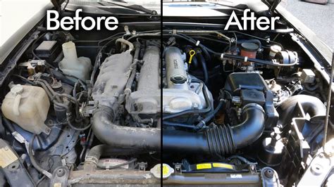How To Transform Your Dirty Engine Bay Youtube