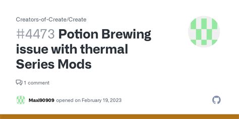 Potion Brewing Issue With Thermal Series Mods Issue 4473 Creators