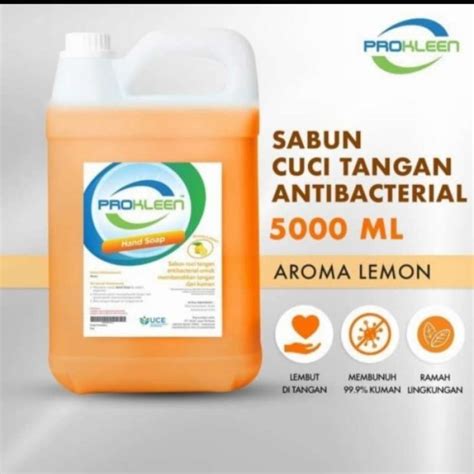 Promo Prokleen Hand Wash Soap Sabun Cuci Tangan 5 L Liter Berat Sesuai