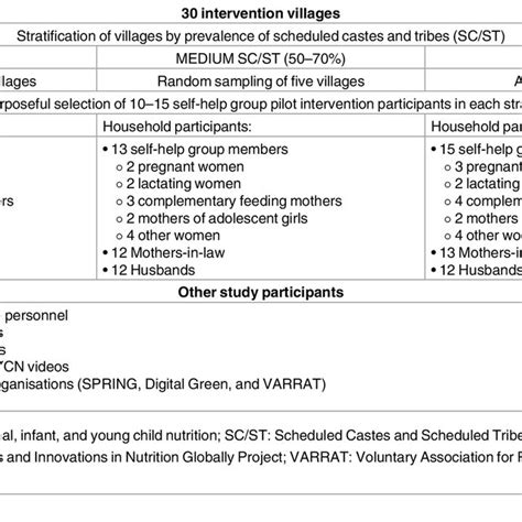 Sampling Scheme And Participants Download Table
