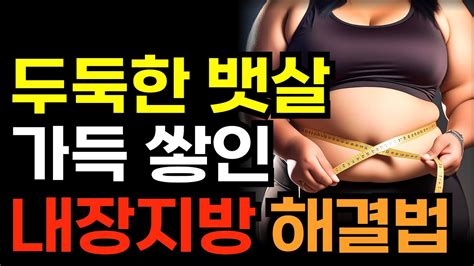 이렇게하면 가득쌓인 내장지방 싹 해결됩니다내장지방이 잘못됐습니다오디오 북건강 정보치매건강노화방지다이어트혈당
