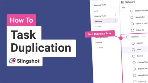 Task Duplication Quick Tutorial Youtube