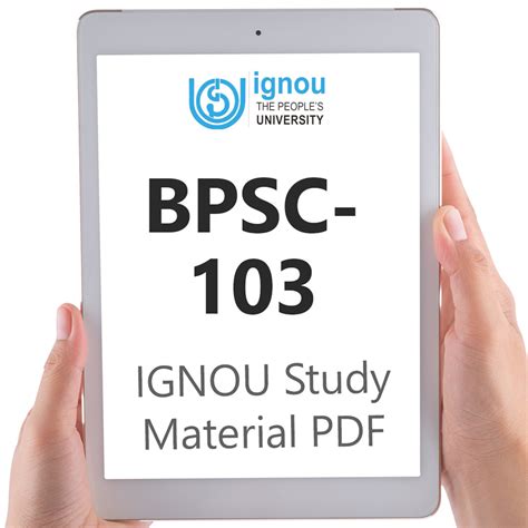 IGNOU BPSC Study Material Textbook Download IGNOU Help Center