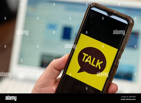 Seoul South Korea August 2023 Kakao Talk App Kakao Talk