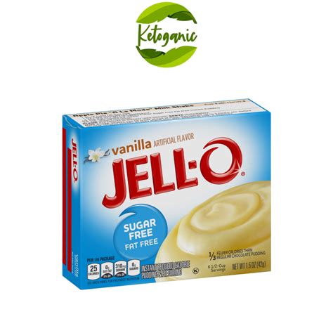 Jell O Sugar Free Vanilla Flavor Instant Pudding And Pie Filling From Usa
