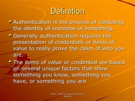 Ppt Chapter 10 Authentication Powerpoint Presentation Free Download Id9131692 Ppt Chapter 10 Authentication Powerpoint Presentation Free Download Id9131692