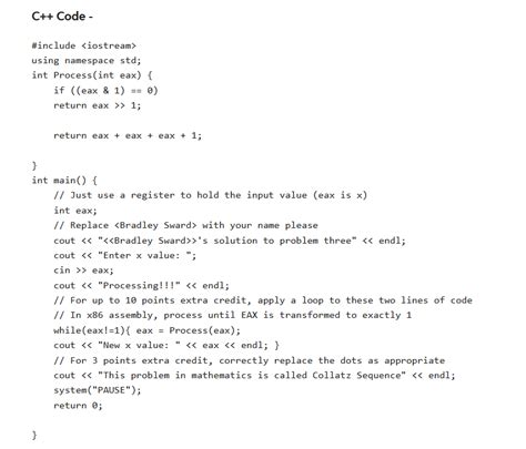 Solved Please Translate This C Code Into Assembly X86 Chegg