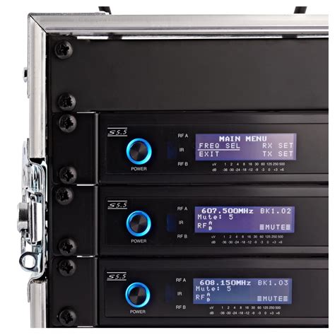 Trantec S5 5 Racked And Ready 4 Way Wireless Microphone System At