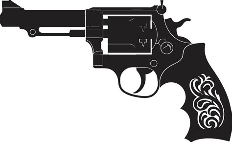 Tactical Trend Crest Trendsetting Revolver Icon In Modern Design