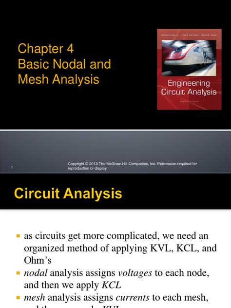 Basic Nodal And Mesh Analysis Pdf Electronic Circuits Force