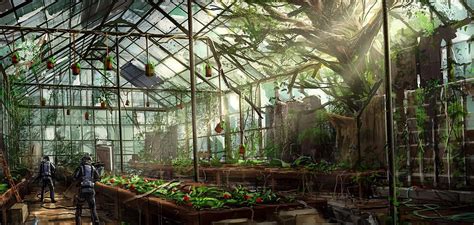 Greenhouse By Joakimolofsson Concept Art Environment Concept Art