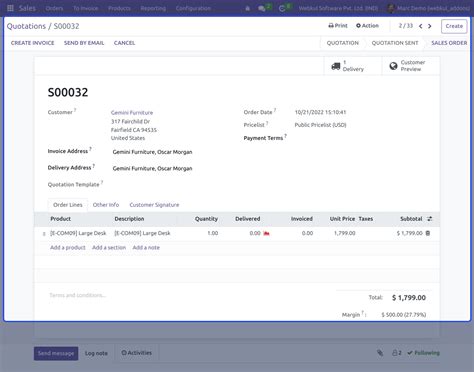 Odoo Hide Order Product Prices WebKul