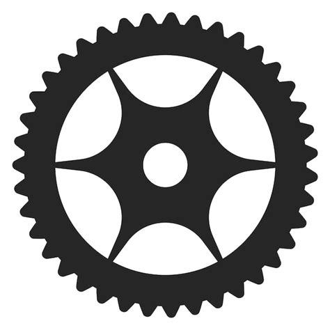 Clock Gear Icon Isolated On Transparent Background Clip Art Library