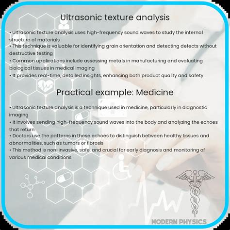 Ultrasonic Texture Analysis Precision Imaging And Acoustics