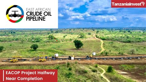 Tanzania East African Crude Oil Pipeline Eacop Project Halfway Near