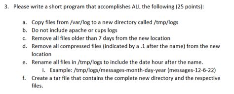 Solved 3 Please Write A Short Program That Accomplishes ALL Chegg