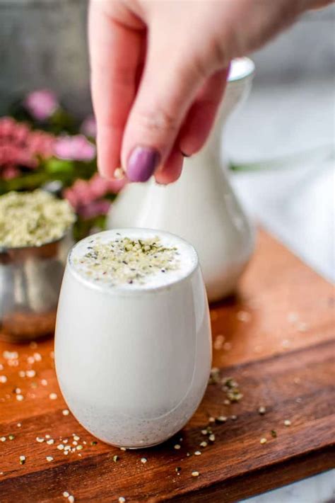 Easy Homemade Hemp Seed Milk Emily Kyle Ms Rdn