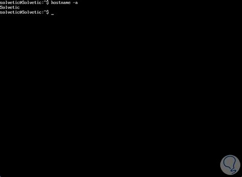 Cómo Usar Comando Hostname En Linux Solvetic