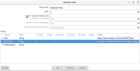 Problem In Using Rest Client Pentaho