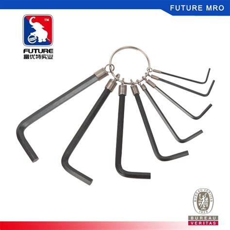 High Quality Cr V Hex Allen Key Wrench Set On Ring China Hex Wrench And Hexagon Key