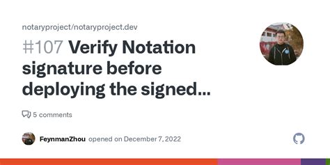 Verify Notation Signature Before Deploying The Signed Image To
