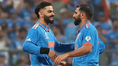 Virat Kohli Shikhar Dhawan Congratulate Mohammed Shami On Receiving
