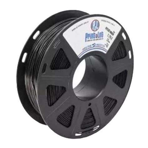 Filamento Impressão 3D Printalot Nylon Preto 1Kg Filamentos para