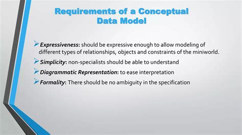 Conceptual Modeling Of Data Ppt