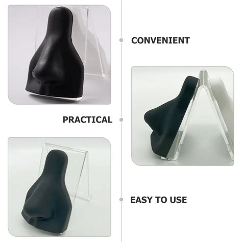 1 Set Soft Silicone Nose Model For Piercing Flexible Piercing Practice