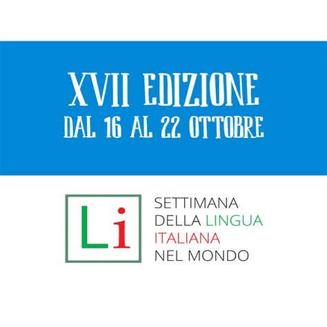 La Settimana Della Lingua Italiana Nel Mondo E La Giornata ProGrammatica