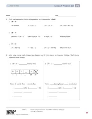 Lesson 4 Problem Set Fill Online Printable Fillable Blank PdfFiller
