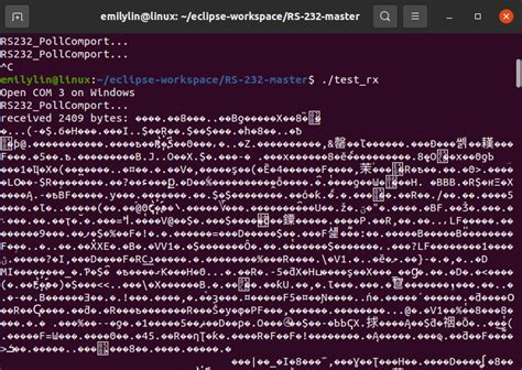C Got Scrambled Text When Reading Rs In Virtualbox Stack Overflow