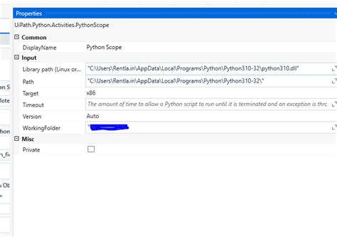 Python Scope Uipath Version And Python Version Compatibility Issue