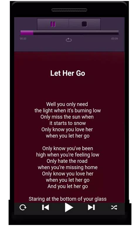 Only Know You Love Her When You Let Her Go Lyrics
