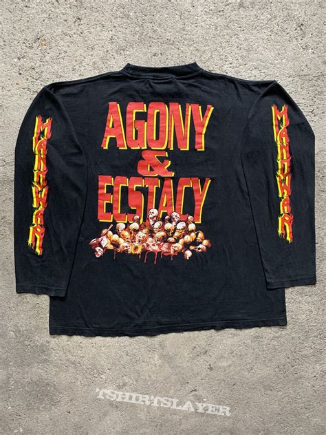 Manowar Agony And Ecstasy Longsleeve T Shirt Tshirtslayer Tshirt And