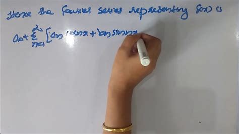 Problems On Convergence Of Fourier Series Class 1 Fourth Semester Bsc