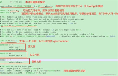 Qt：第一章：概述及项目文件详解qt的项目是什么文件 Csdn博客