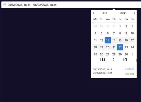 time sections doesn t overlay · issue 36 · vuepic vue datepicker · github