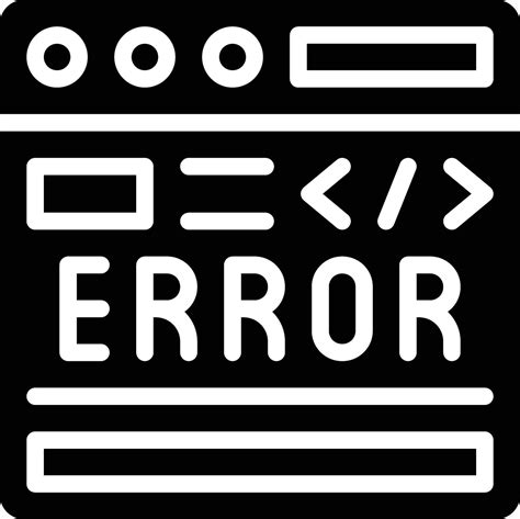 Code Error Vector Icon 36567080 Vector Art At Vecteezy